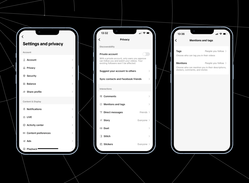 How to change "Tags and Mentions" Settings in TikTok? - Spikerz